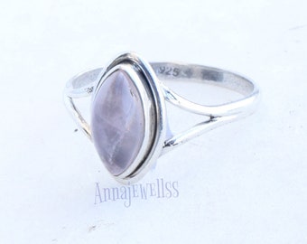 Pink stone ring | Etsy