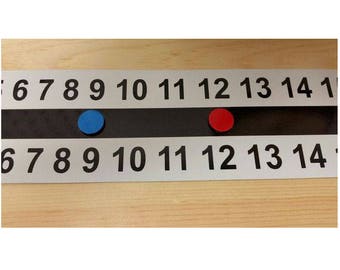 Cornhole Scoreboard Decals Set of 2 18x3 DIY Sign Select