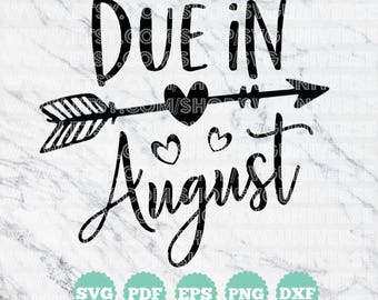August svg | Etsy