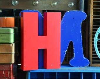 Metal letter h | Etsy