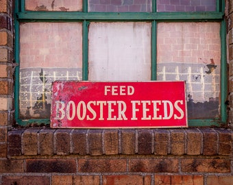 Vintage feed sign | Etsy