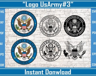 US Army enlisted rank insignia collection US Army frame clip