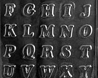 Alphabet mold | Etsy