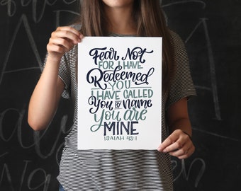 I have redeemed you | Etsy
