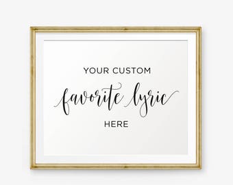 First dance lyrics | Etsy