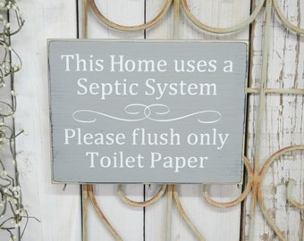 SVG Bathroom Sign Septic System Only Flush Toilet Paper svg