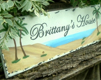 Beach house signs | Etsy