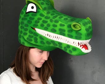 Crocodile mask | Etsy