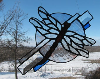 Dragonfly suncatcher | Etsy