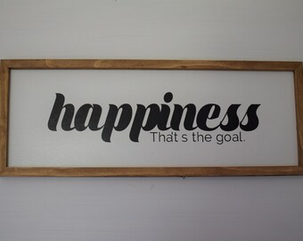 Happiness sign | Etsy