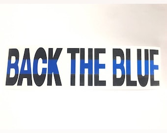 Back the blue | Etsy