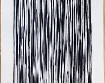 Linocut landscape | Etsy