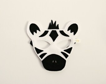 Zebra mask | Etsy