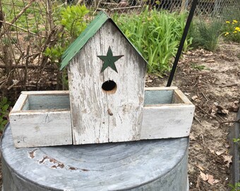 Birdhouse planter | Etsy