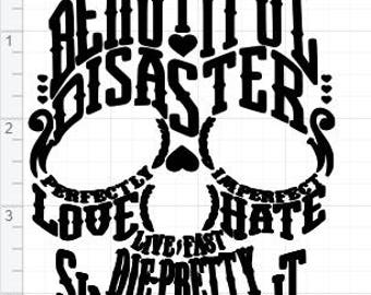 Beautiful disaster | Etsy