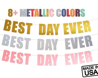 Best day ever banner | Etsy