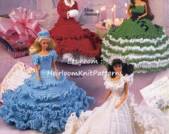Crochet barbie pdf | Etsy