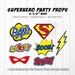 INSTANT DOWNLOAD Superhero Party Decorations Superhero Photo