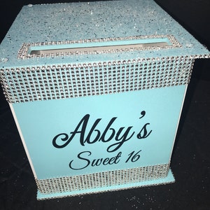 Sweet 16 card box | Etsy