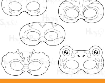 Crocodile mask | Etsy