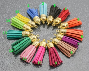 3 Pcs Suede TASSEL Tassles High Quality