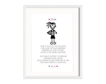 Netball poem netball rules poem netball gift netball print