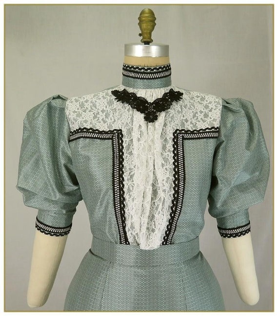 1900s Edwardian Style Blouses, Tops & Sweaters