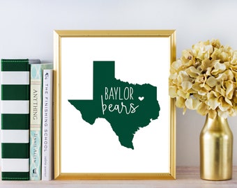 Baylor university | Etsy