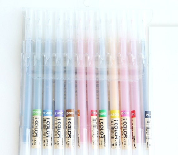 X12 Pcs of Set 'I Color' Painting Pens / WaterColor