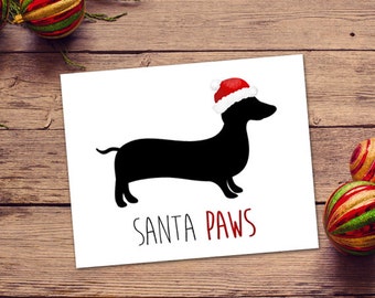 Dog christmas puns | Etsy