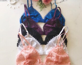 Sheer bralette | Etsy
