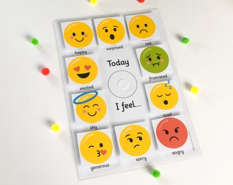 Feelings chart | Etsy