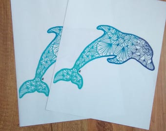 Dolphin print 8x10