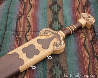 Theoden's Sword Lord of the Rings Wooden Replica LOTR Wood