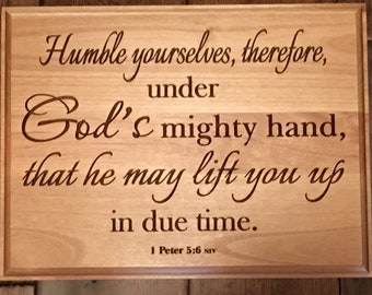 Bible verse plaque | Etsy