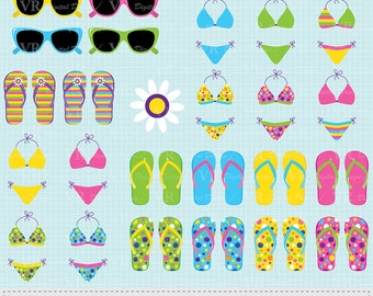 Flip flops clipart | Etsy