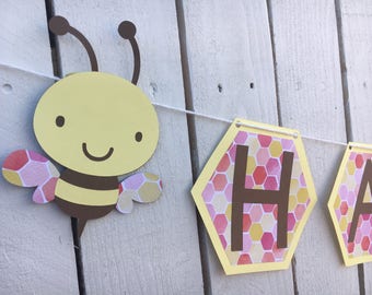 Bumble bee banner | Etsy