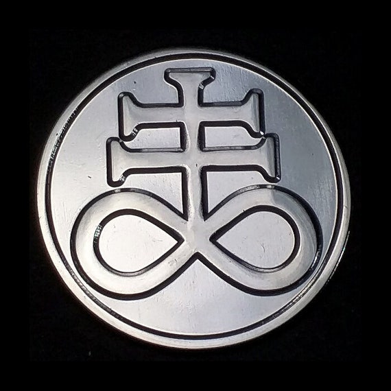 Leviathan Cross Sigil/ Sulfur Symbol Lapel Pin