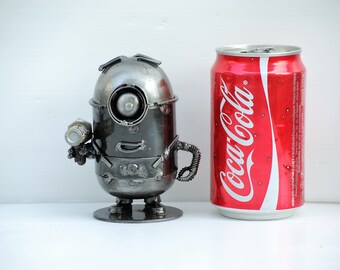 METAL SCULPTURE Mini robot big WEDDING Gift Ideas Unique