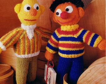 Bert and ernie dolls | Etsy