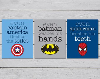 Bathroom rules print | Etsy