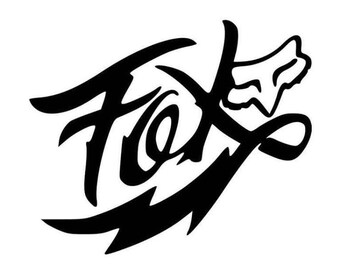 Fox car decal | Etsy