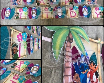 Lilo stitch banner | Etsy