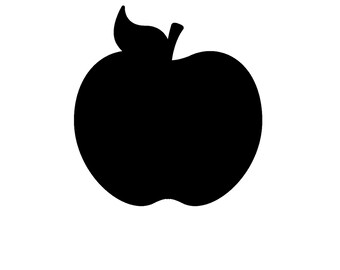 Apple stencil | Etsy