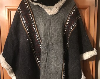 Hooded poncho | Etsy