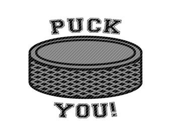 Hockey puck svg | Etsy