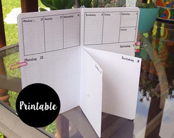 PERPETUAL CALENDAR Insert for Traveler's Notebook