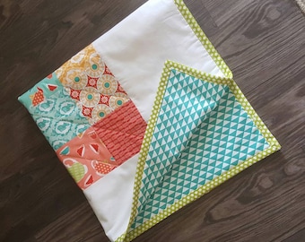 Baby Quilt Handmade Child Bright Riley Blake Hello Sunshine