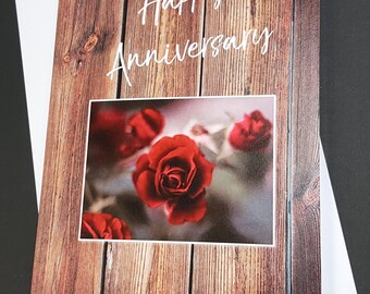 Rustic birthday card | Etsy