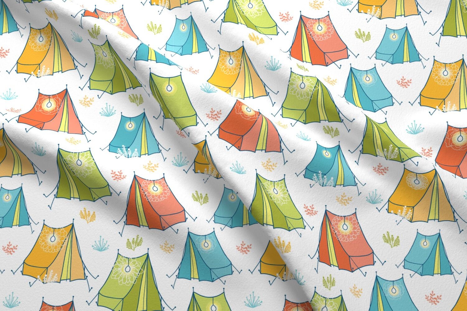 Kids Colorful Tent Fabric Camping By Oksancia Modern